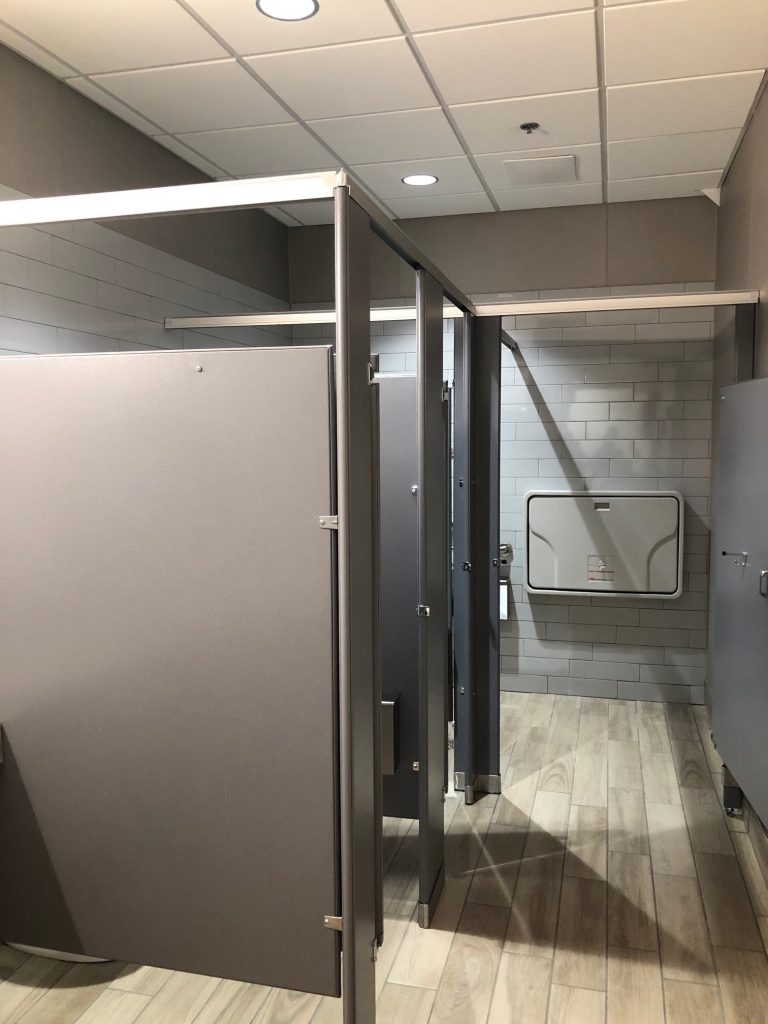 bathroom stalls | Calhoun Construction